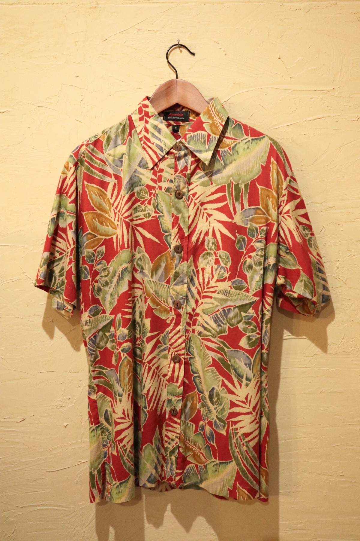 leaf pattern shirt | emam[エムアム]