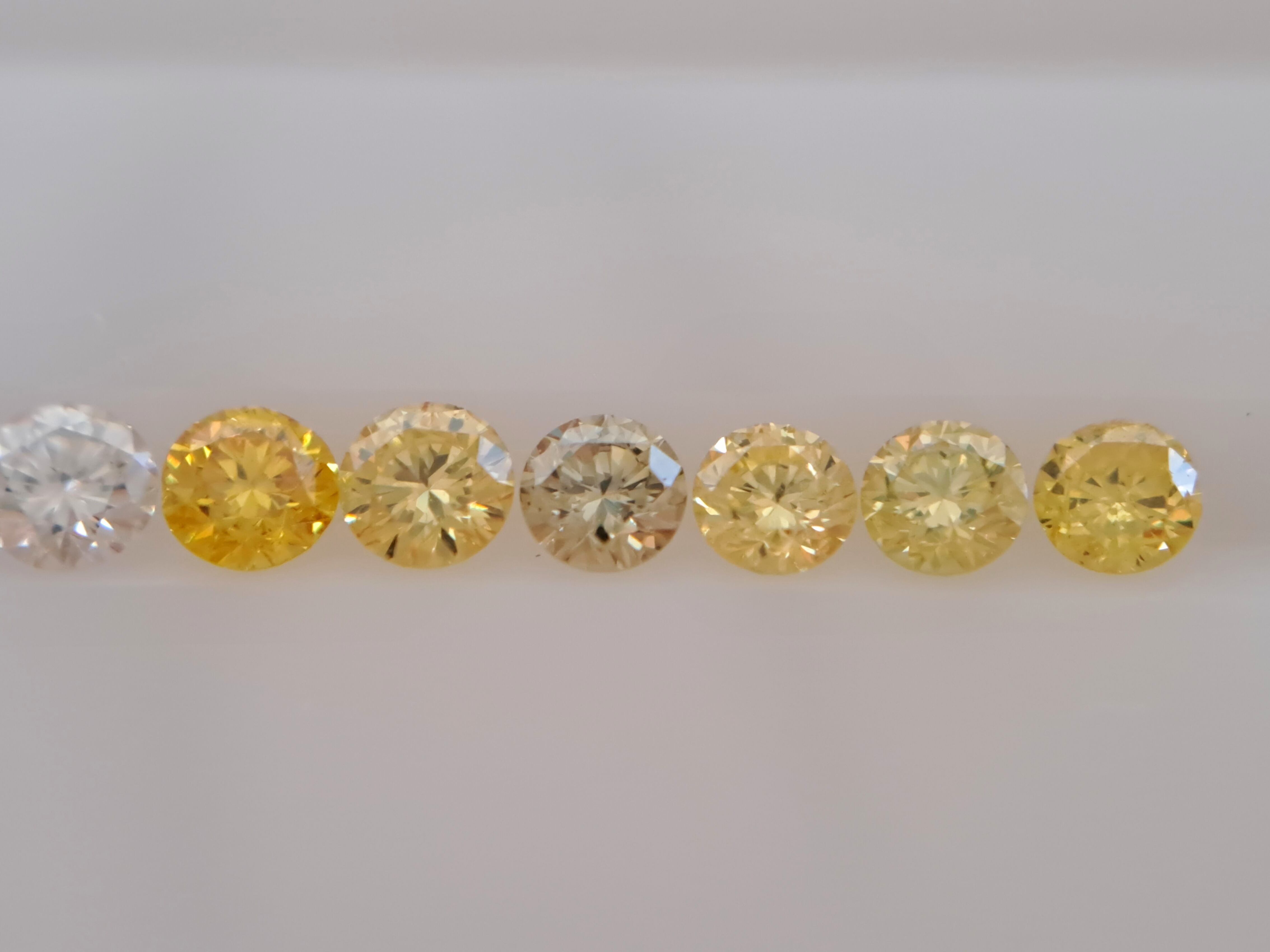 【オーダーメイド一本限定 】虹色マルチカラーD13石計0.486ct（ノーソート天然保証）ハーフエタニティリング彫り留め版 | fancy ...