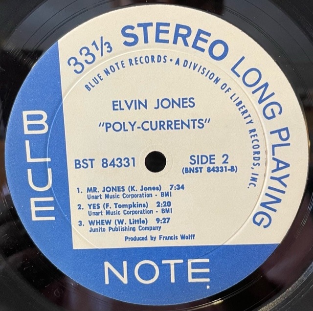 ELVIN JONES "POLY CURRENTS" LP | EAD RECORD