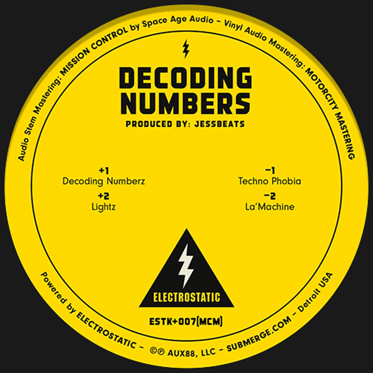 JESSBEATS - DECODING NUMBERS EP (12inch New) | Underground Gallery ...