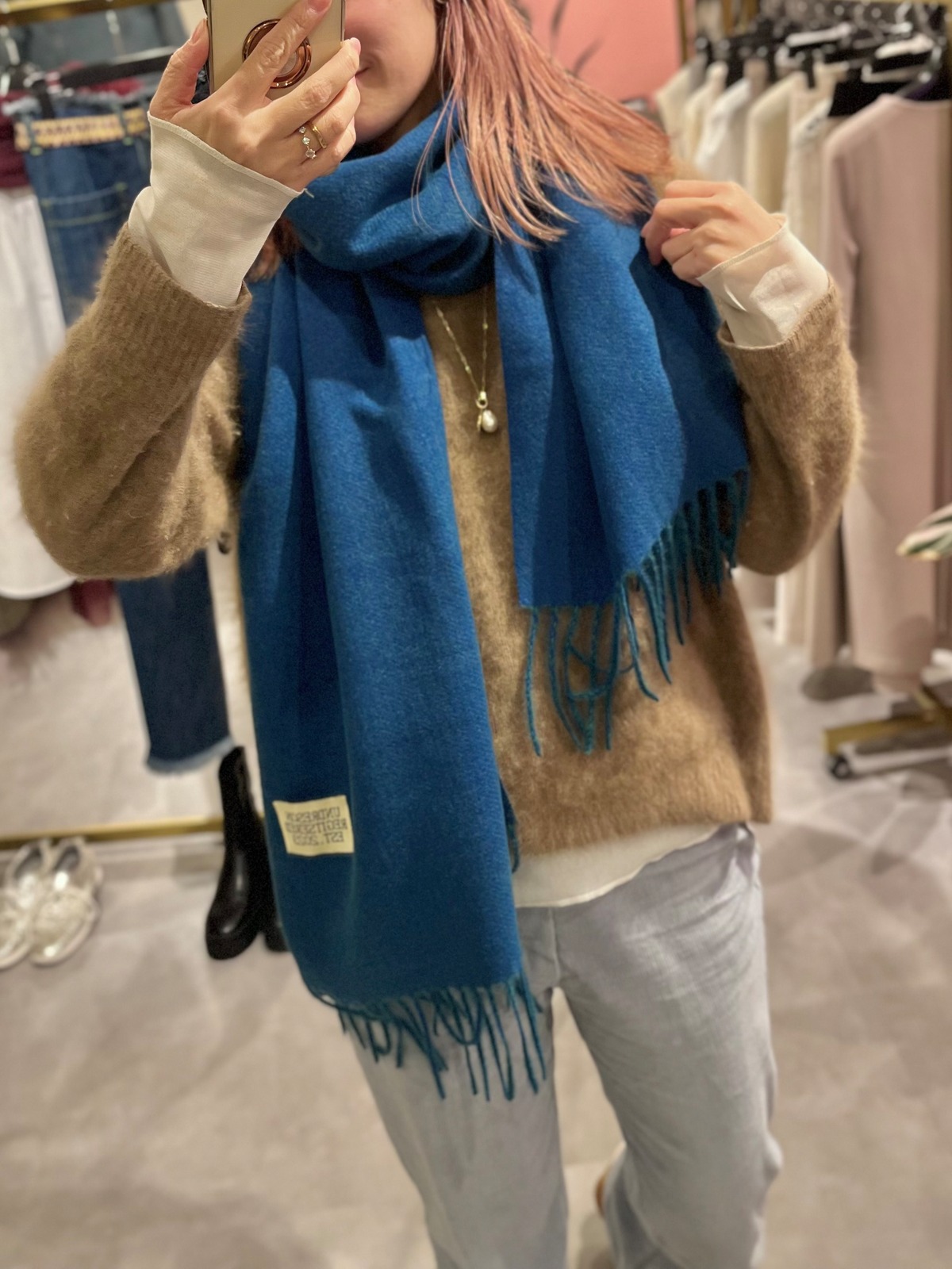 Reversible bi-color muffler | COLORS PLUS