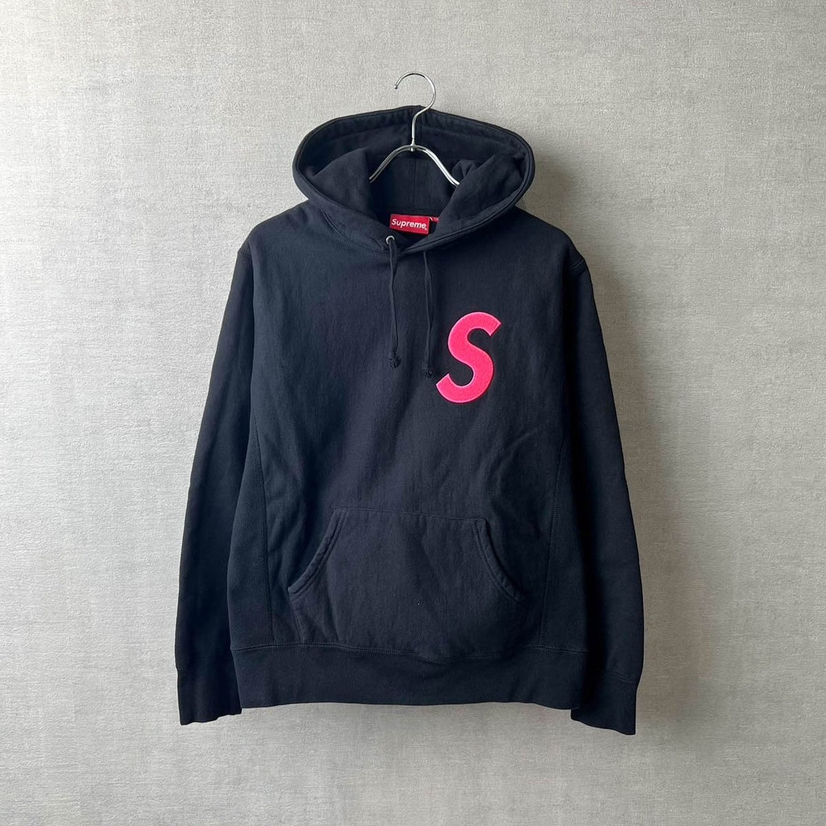 [USED] supreme PINK S LOGO PARKA | double