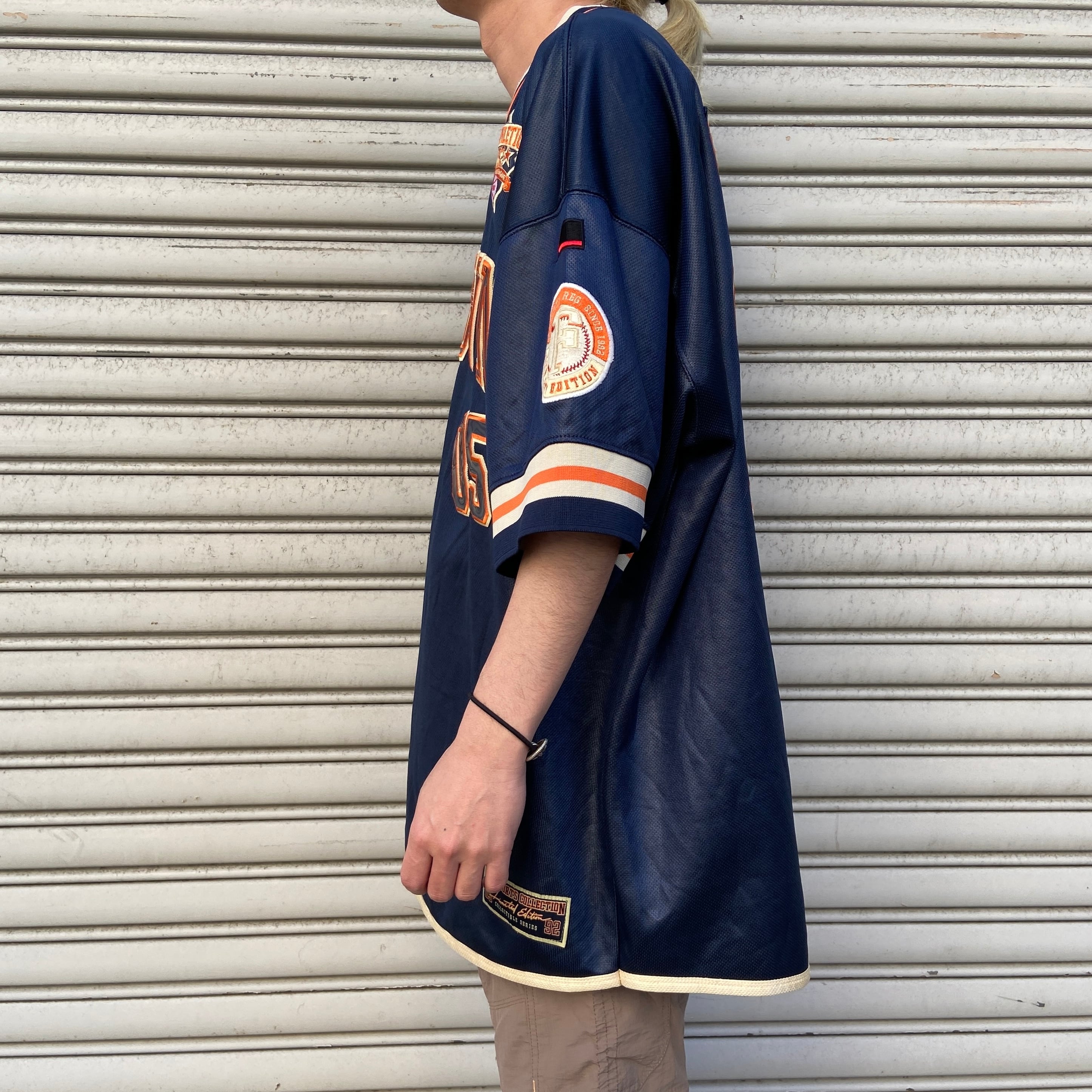 90s FUBU ベースボールゲームTシャツ ビッグサイズ ワッペン 紺 90s FUBU ベースボールゲームTシャツ ビッグサイズ ワッペン 紺
