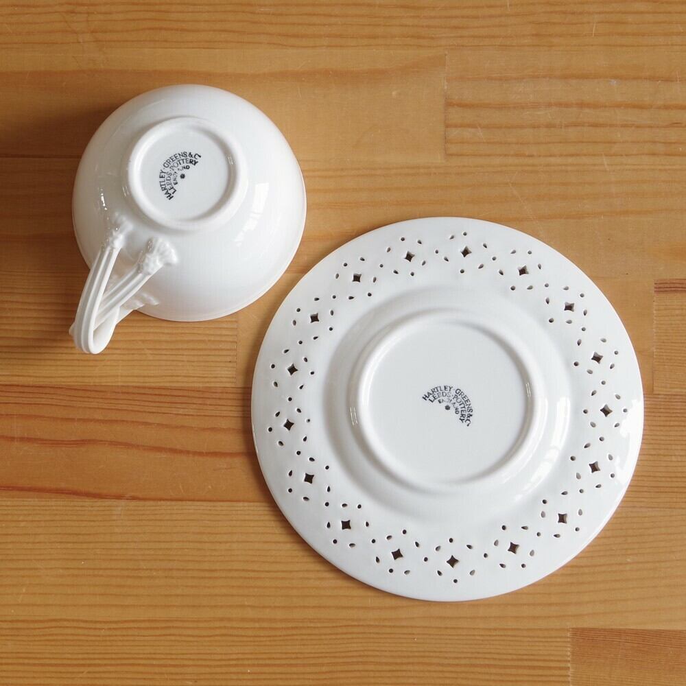 イギリス製 Hartley Greens Leeds Pottery クリームウェア イギリス製 Hartley Greens Leeds Pottery クリームウェア