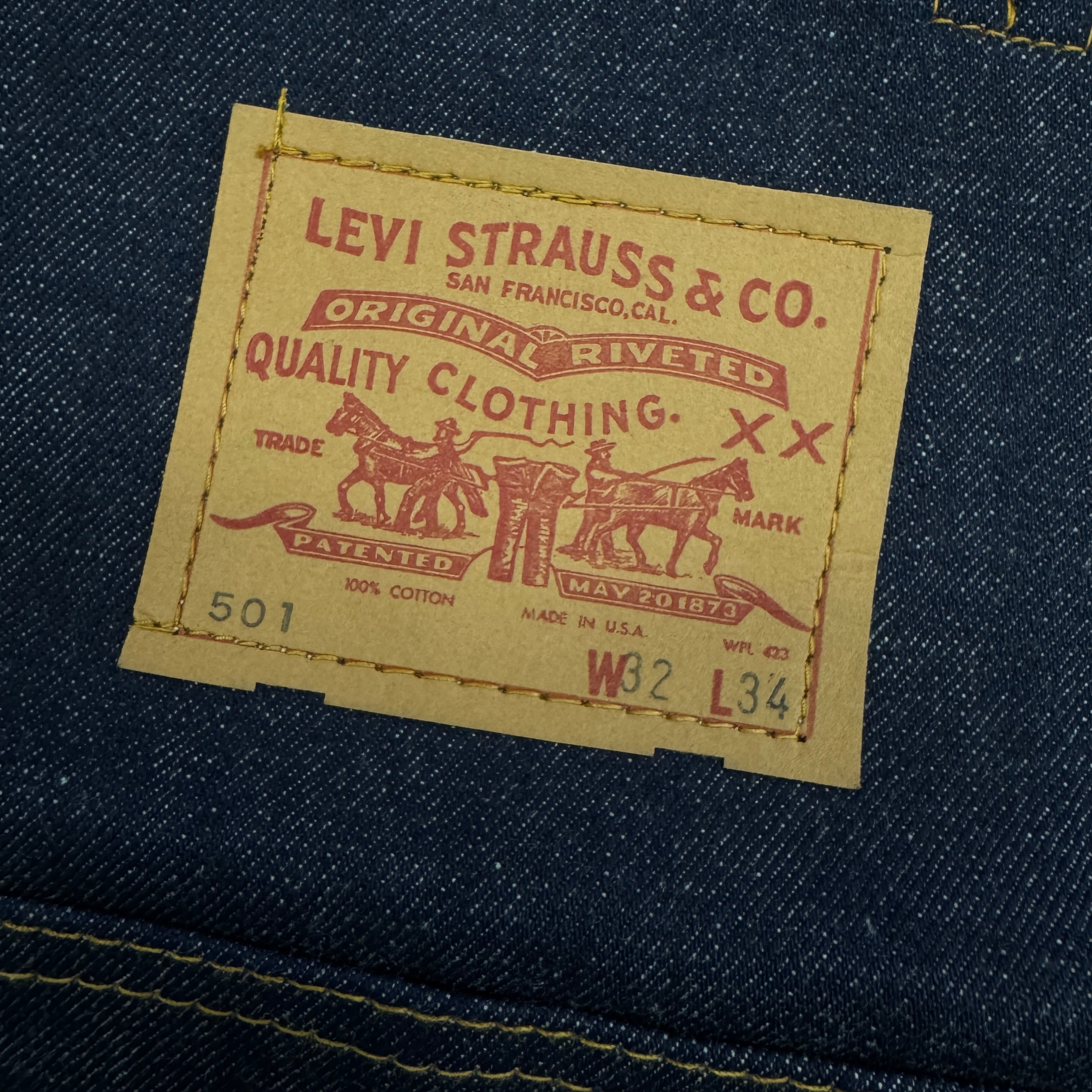 70'S LVEI'S DENIM TOTE BAG（DEAD STOCK） | VIWONE