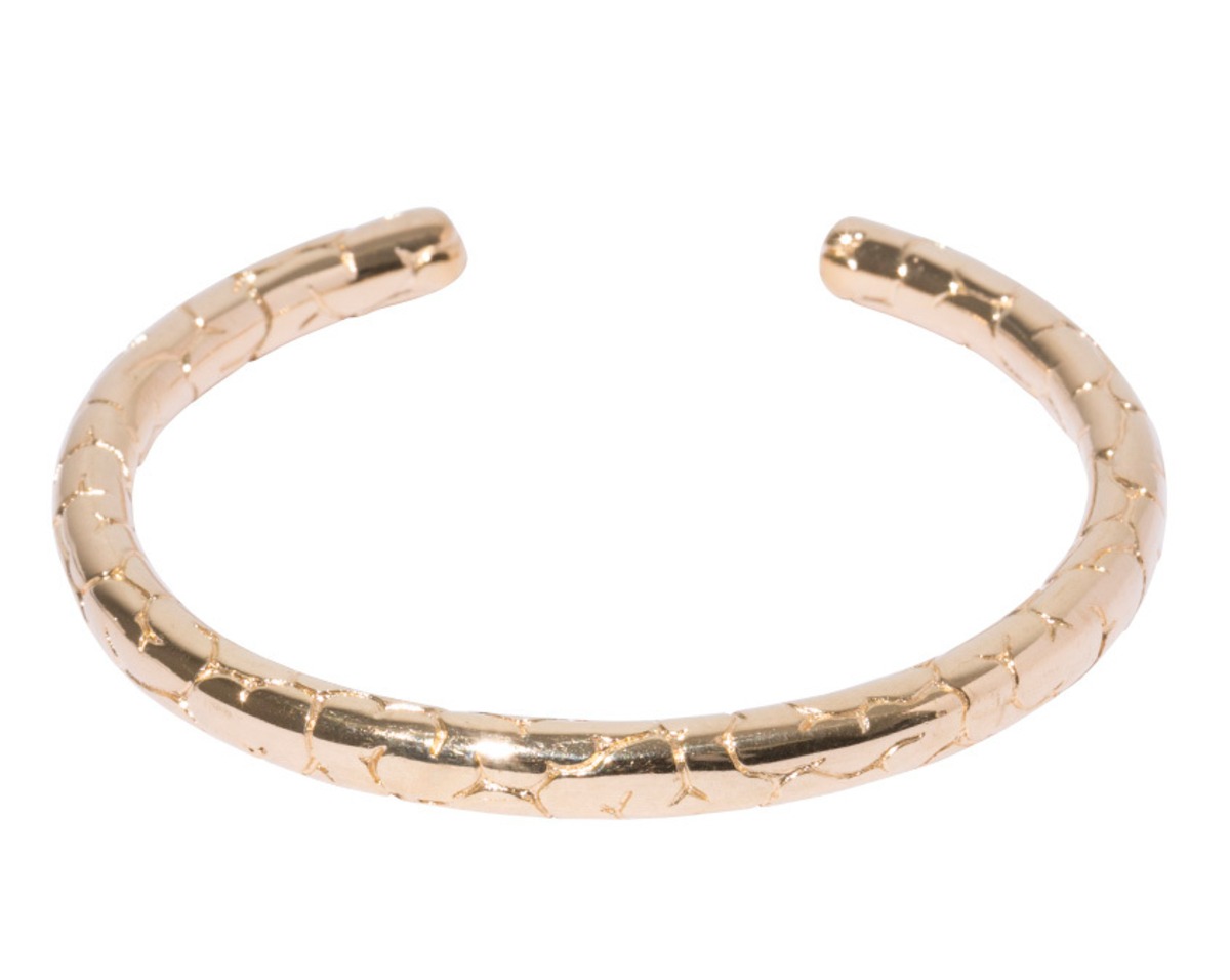 Round Brain Bangle Gold-Coating | ...TABOO WORKS