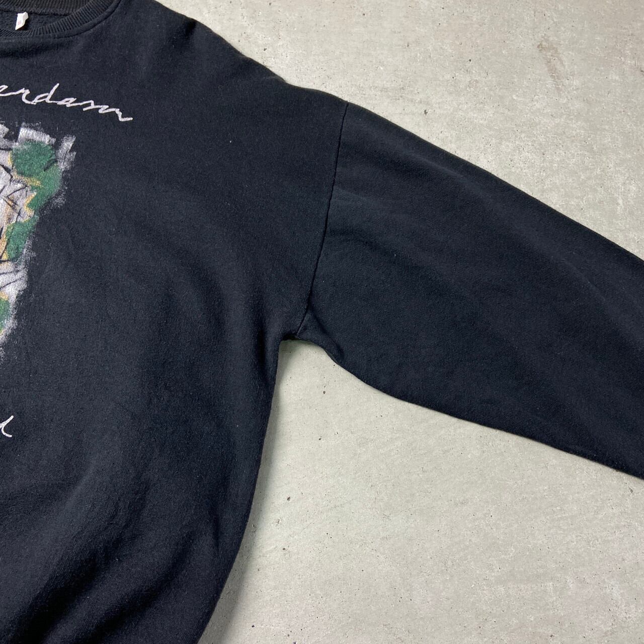 Mark Raven Amsterdam Art 風景画 アート スーベニア プリント スウェットシャツ メンズXL 古着 トレーナー ...