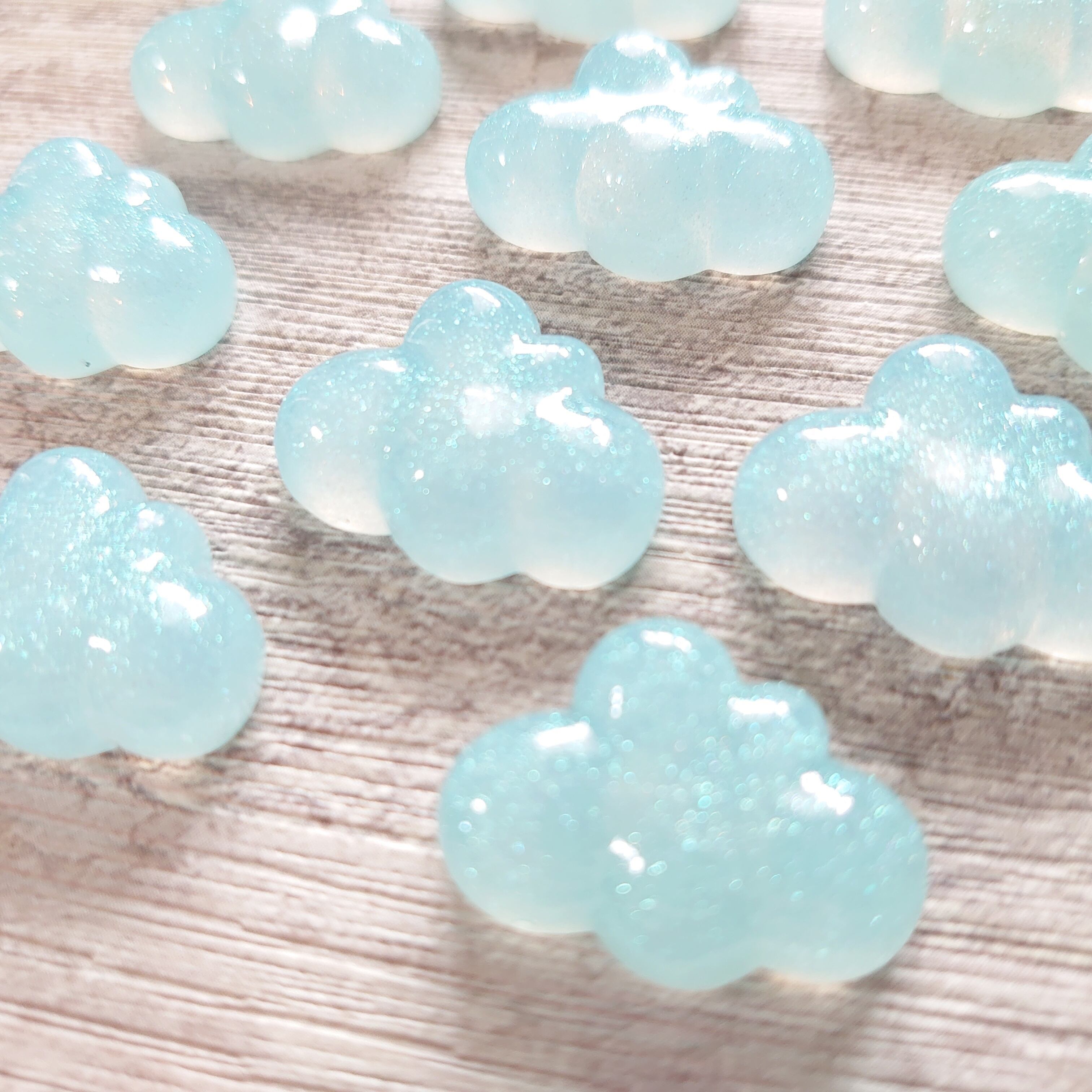 くも ブルー デコパーツ D73 | mignon