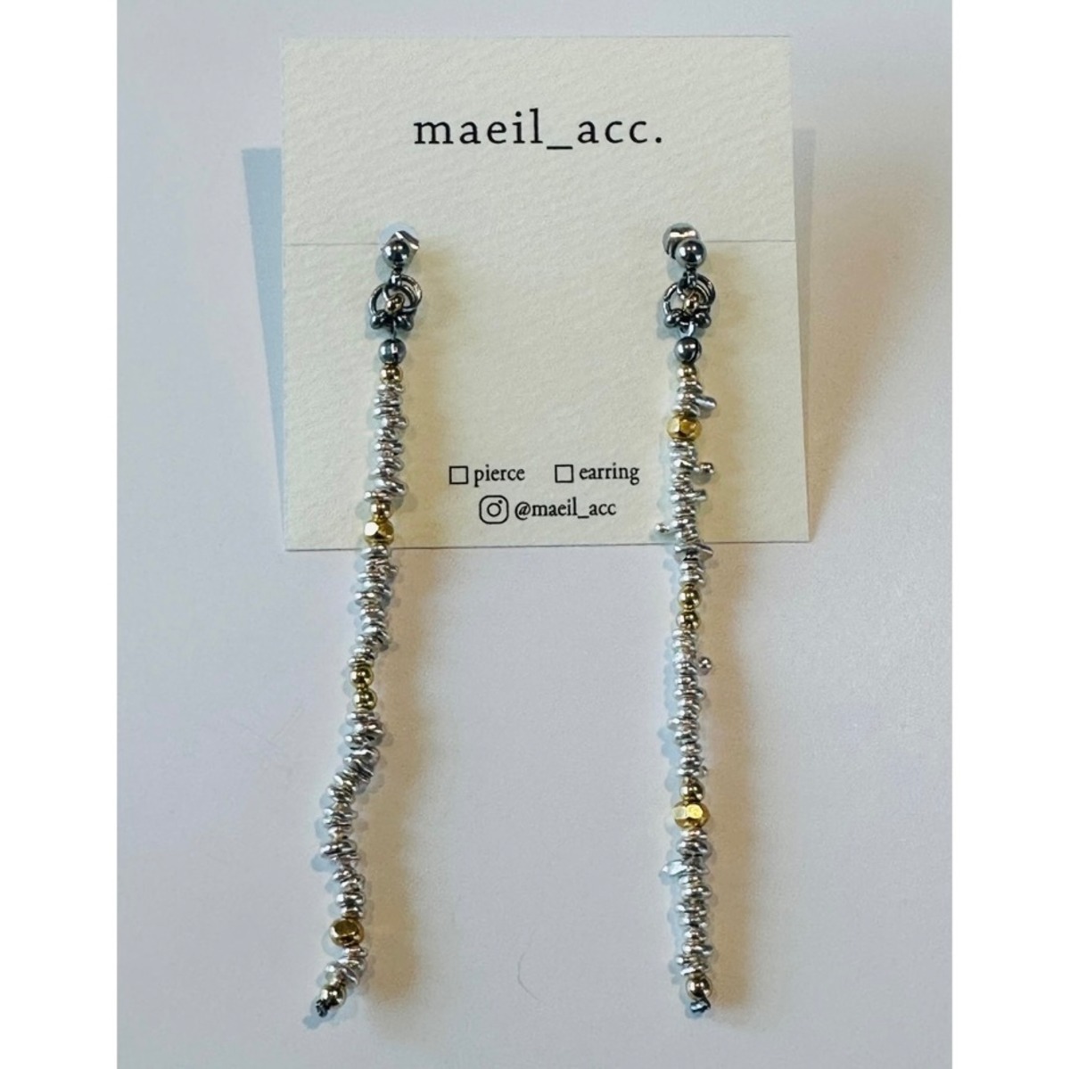 カレンシルバー つぶつぶピアス/イヤリング | maeil_acc.