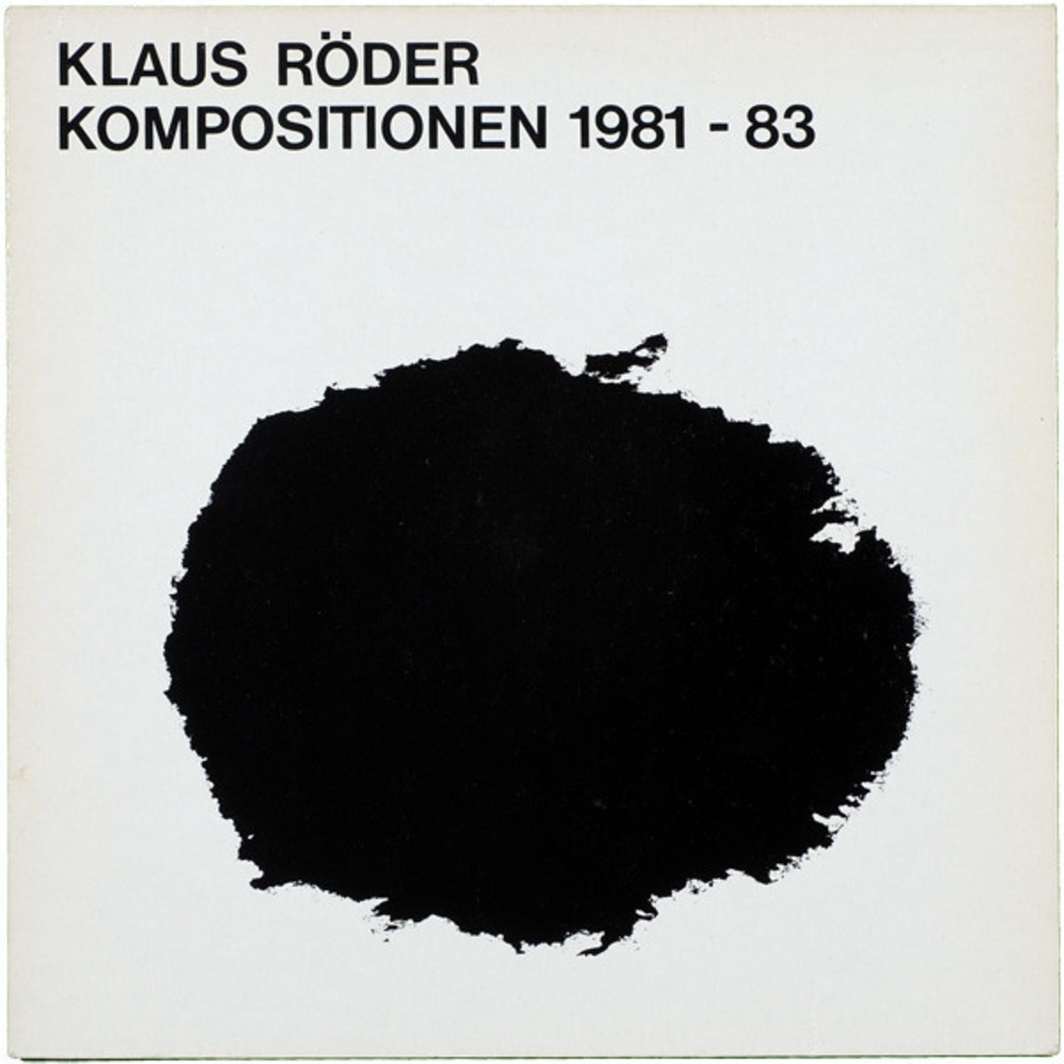 Klaus Roder (＝Kraftwerk on Autobahn) - Kompositionen 1981 - 83 限定アナログ ...