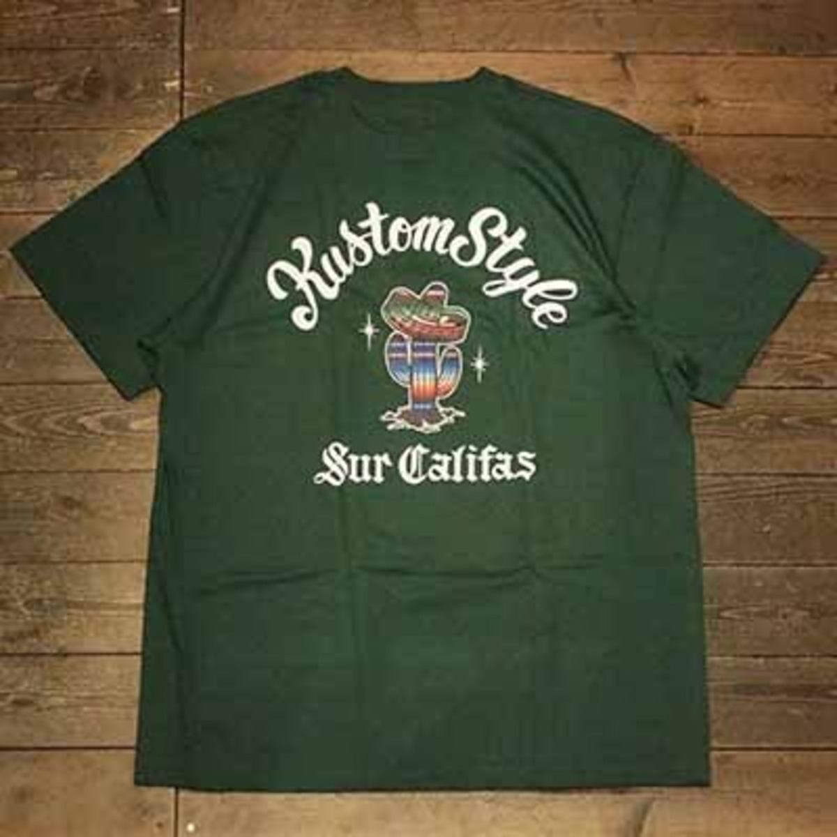 【KUSTOMSTYLE SO-CAL】"CACTUS SUR CALIFAS" SERAPE S/S TEE -GREEN (カスタム ...