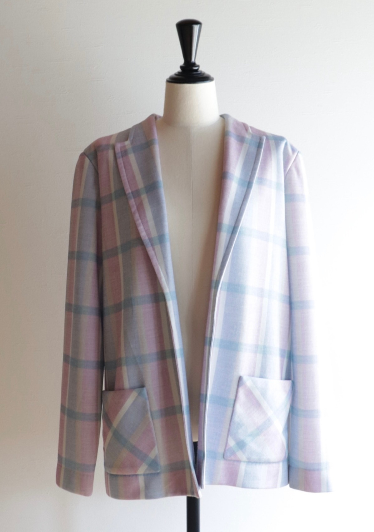 check print jacket | meguru vintage