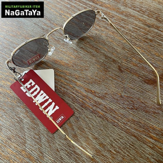 EDWIN エドウィン メタル ボストン型 サングラス EW-16 ストリート ミュージシャン SUNGLASSES 眼鏡 メガネ 色付き 男女兼用 | MB3Nagataya