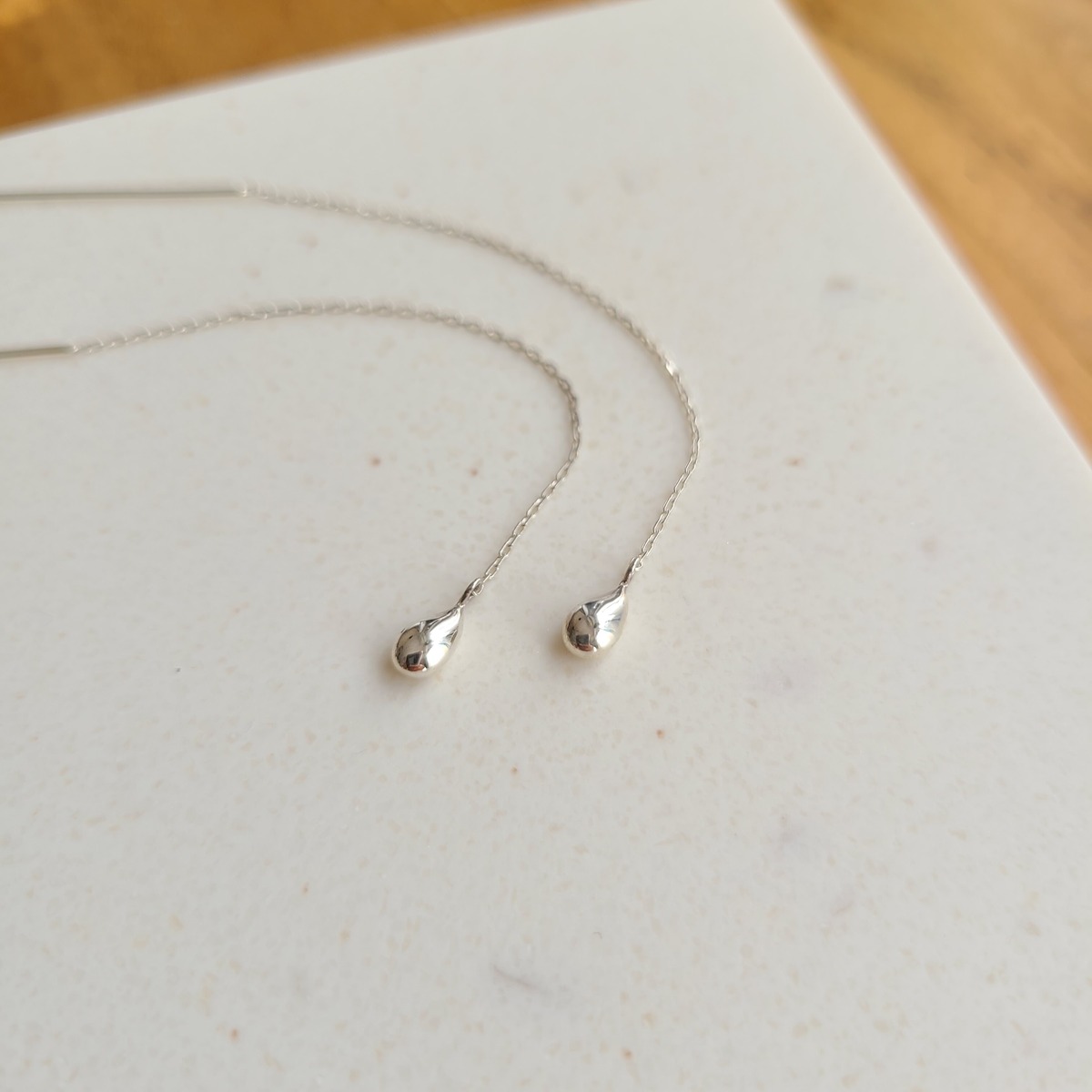 petit Drop American pierced earrings / SV925 / しずくのアメリカンピアス≪送料無料≫ ...