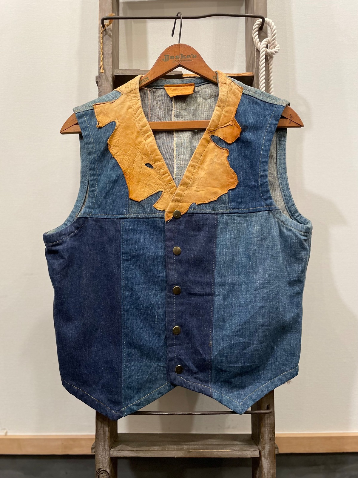 vintage custom denim vest【137】 | LIBRA vintage & used clothing