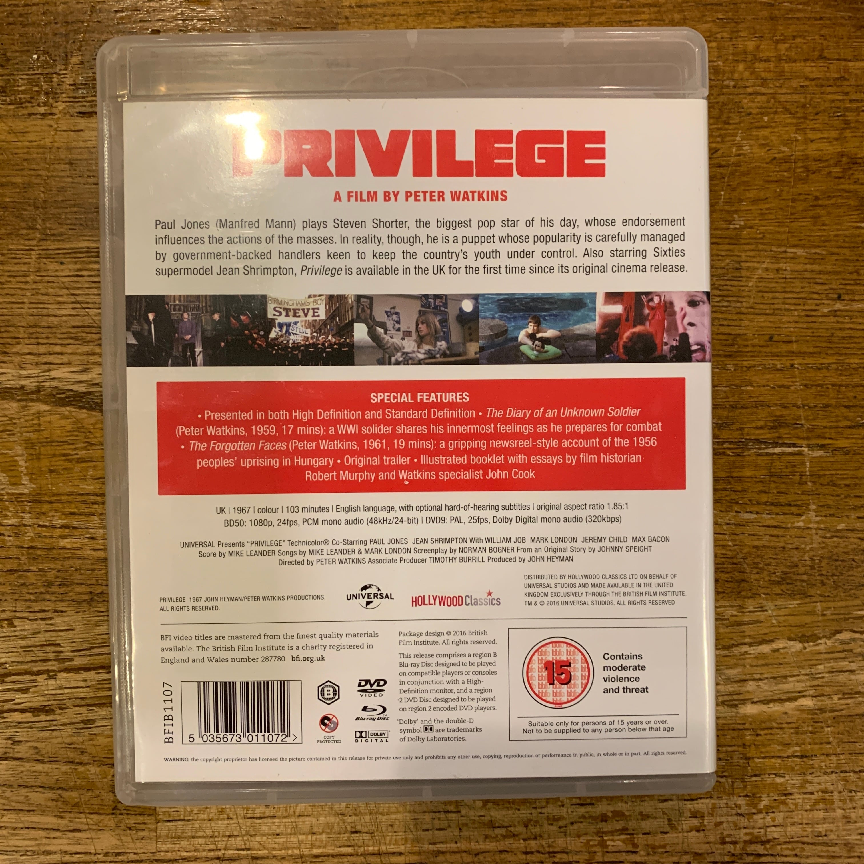 Privilege: A film by Peter Watkins [DVD&Blu-ray] | 百年