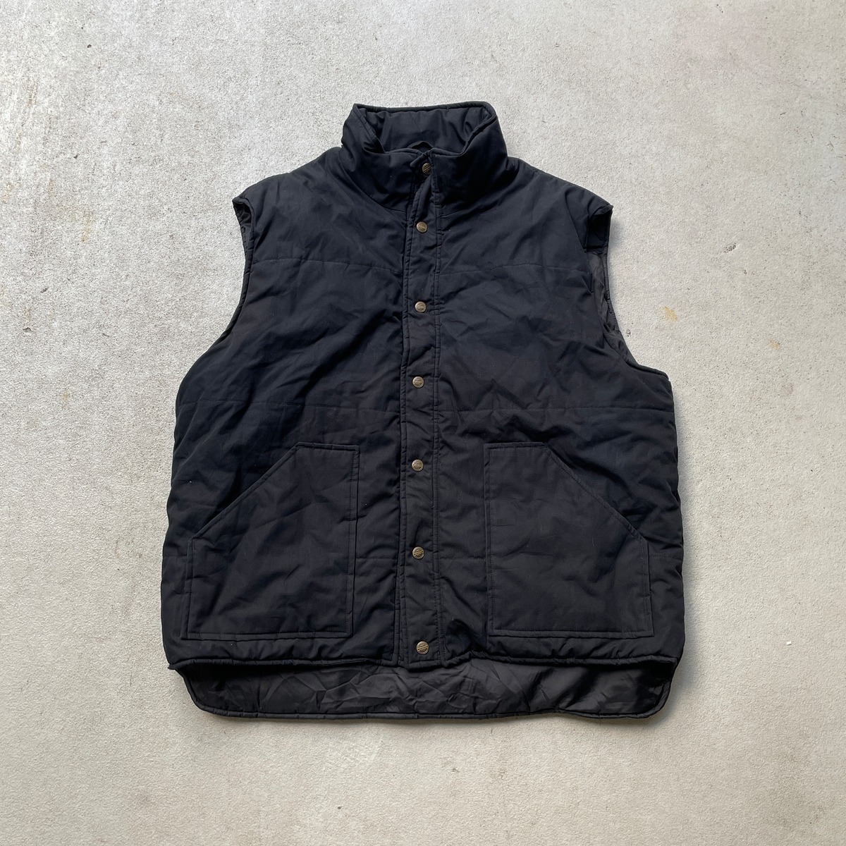 Used "WearGuard" Over-sized Black Puffer Vest | Slay. Used Clothing