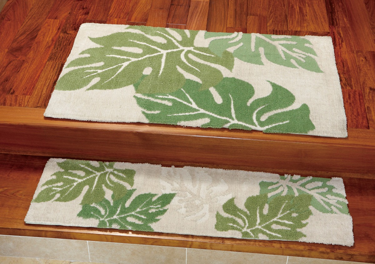 インテリアマット アラカイ 約45×75cm グリーン | インテリアのNooBee