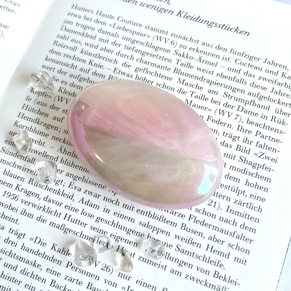 エンジェルオーラ ローズクォーツ パーム | Violet Beaming Stone 〜天然石ショップ〜