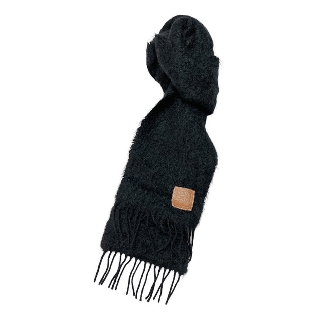 LOEWE Anagram Patch Mohair Maffler | A WORD.ONLINE SHOP