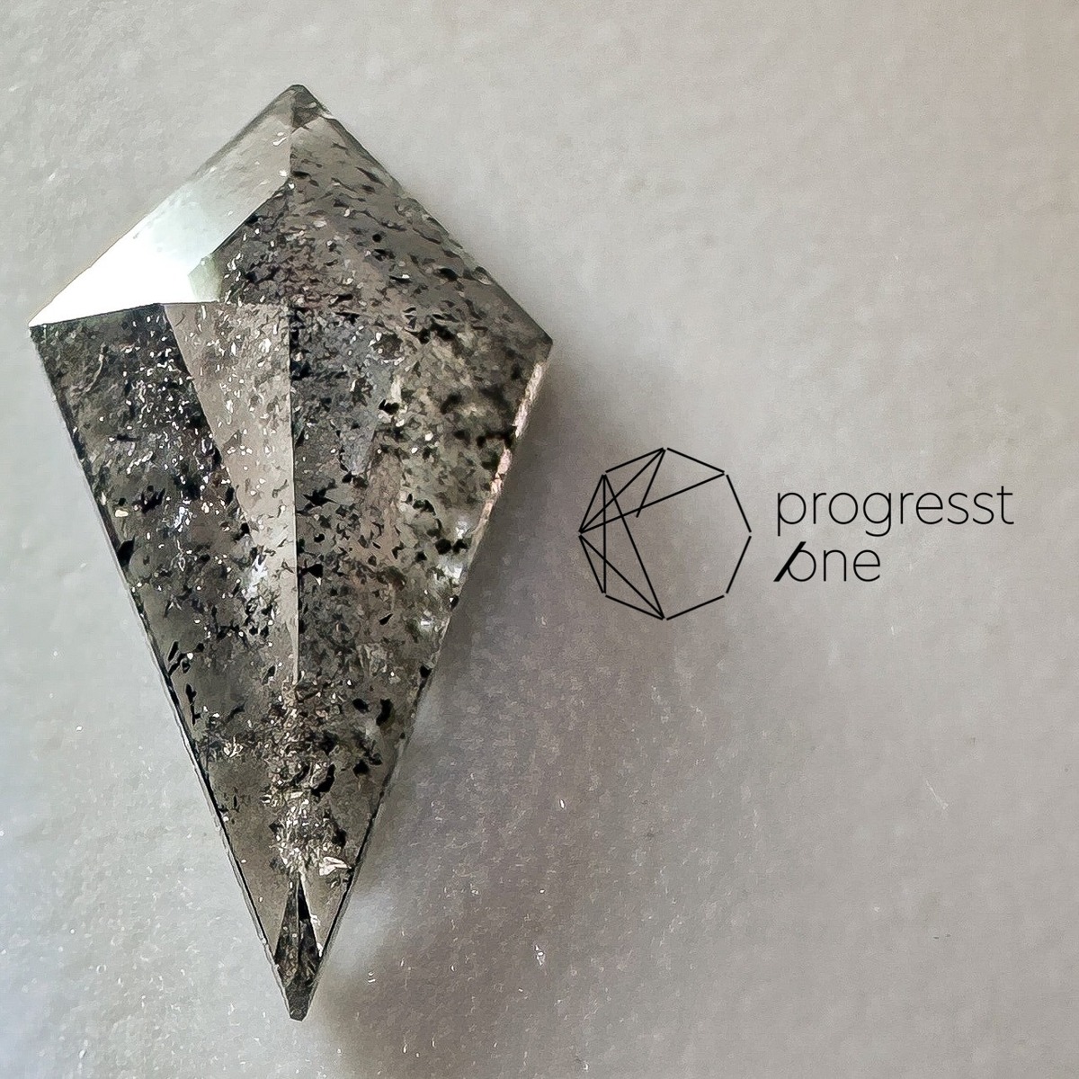 ソルトアンドペッパーダイヤモンド0.24ct | progresstone