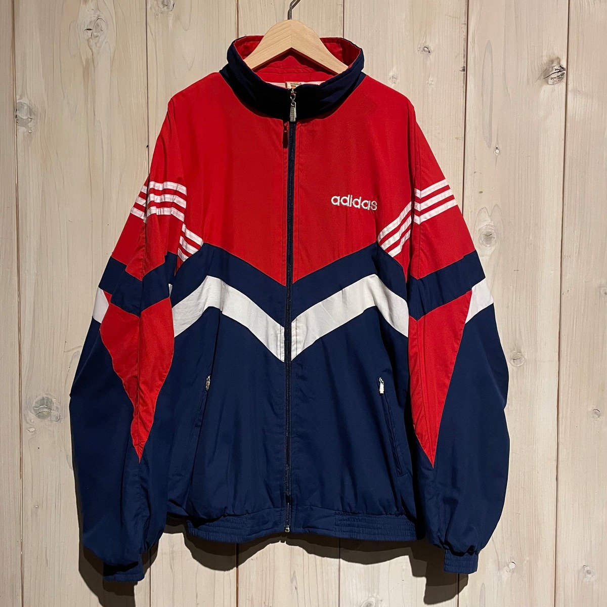 【a.k.a.C.a.k.a】"adidas" 90's Switching Design Vintage Loose Track Jacket | Caka(カカ）下北沢古着屋、セレクトショップ