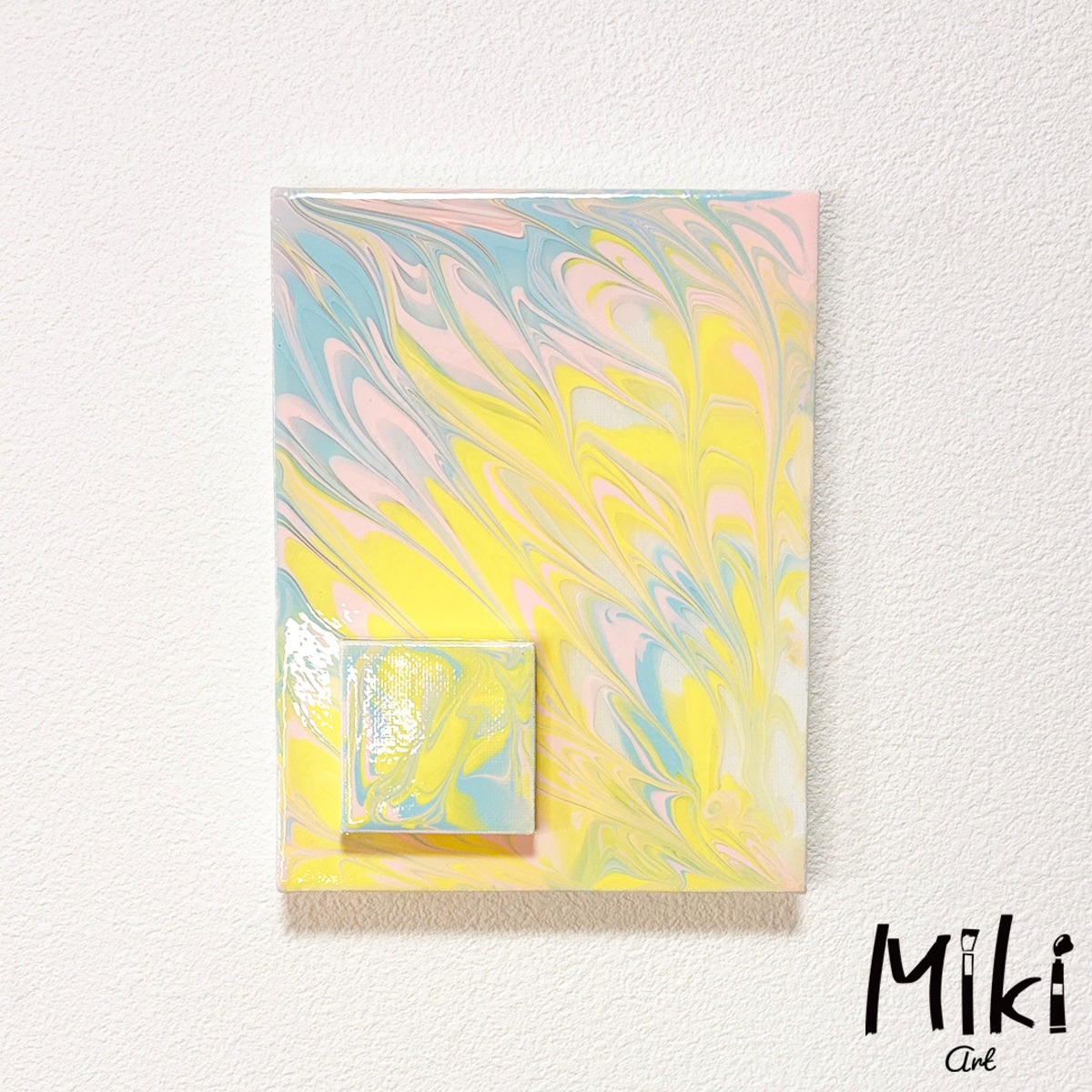 「Pastel Flow」18×14cm | Miki_Art