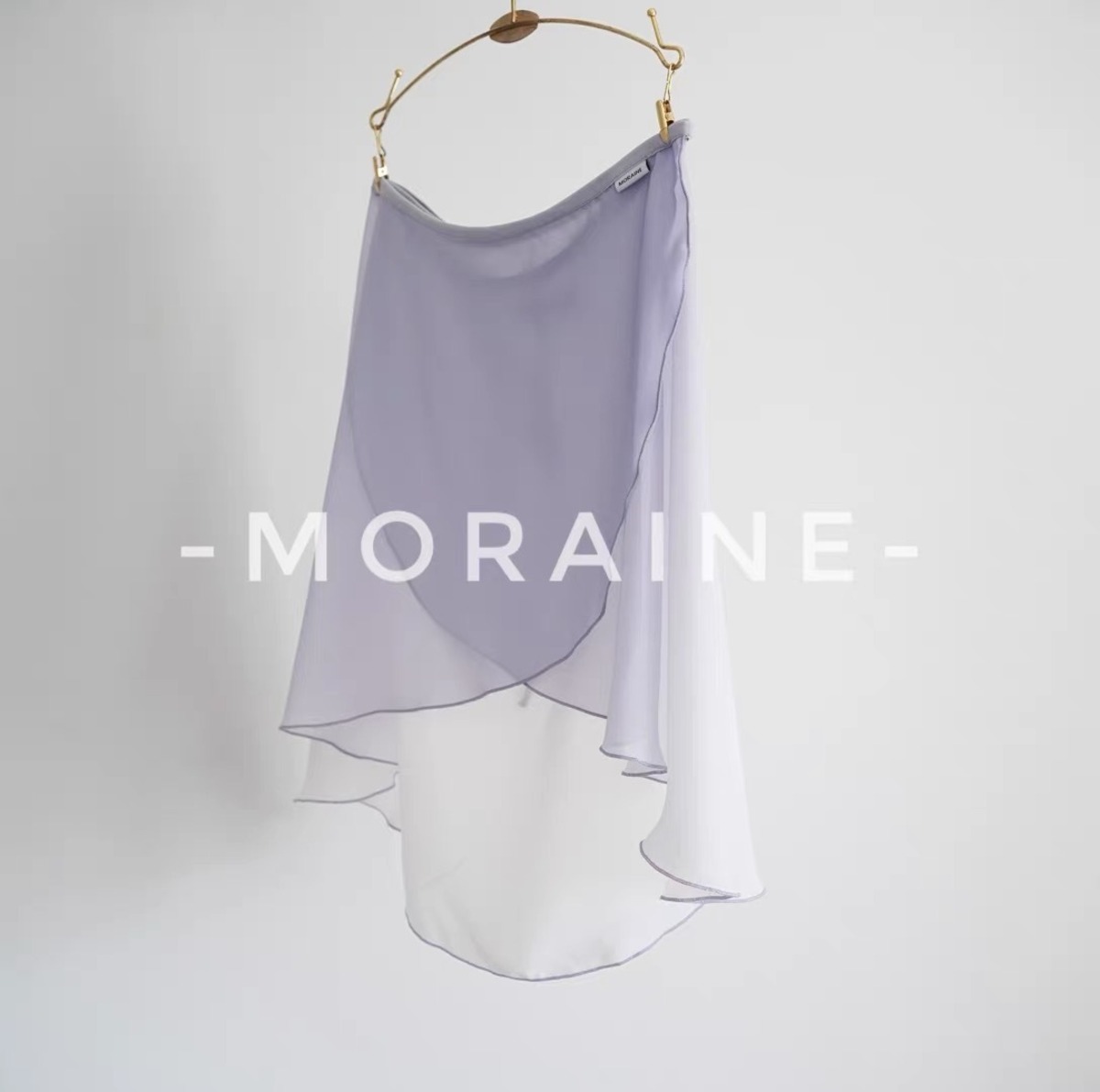 MORAINE グラデーション バレエスカート（purple） | バレエショップSnowflake Ballerina スタイリッシュな ...