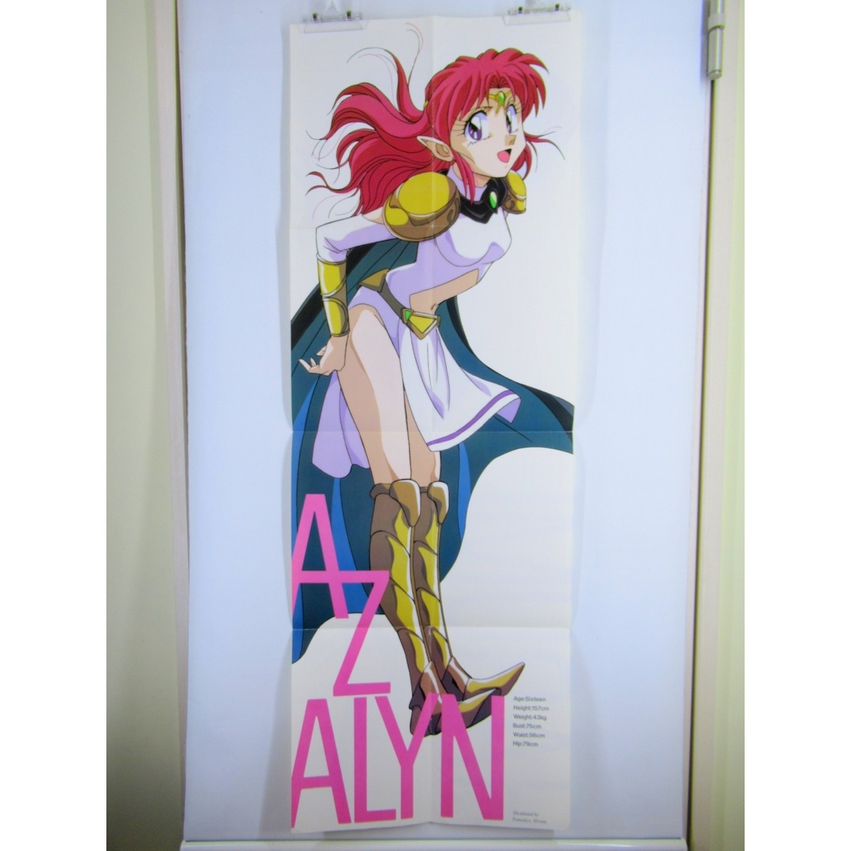 Captain Tylor Harumi & Azalyn - Double Sided Poster Animage 1993 May ...