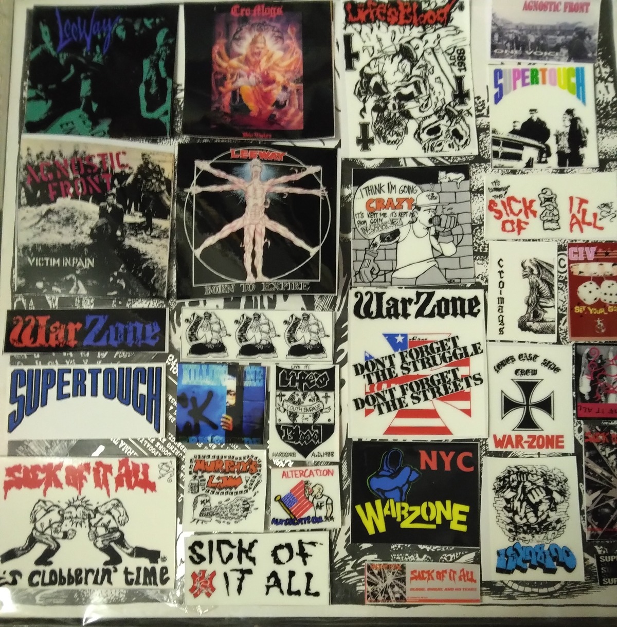 AGNOSTIC FRONT sick of it all WARZONE Cro-mags tMurphy′r law supertouch ...