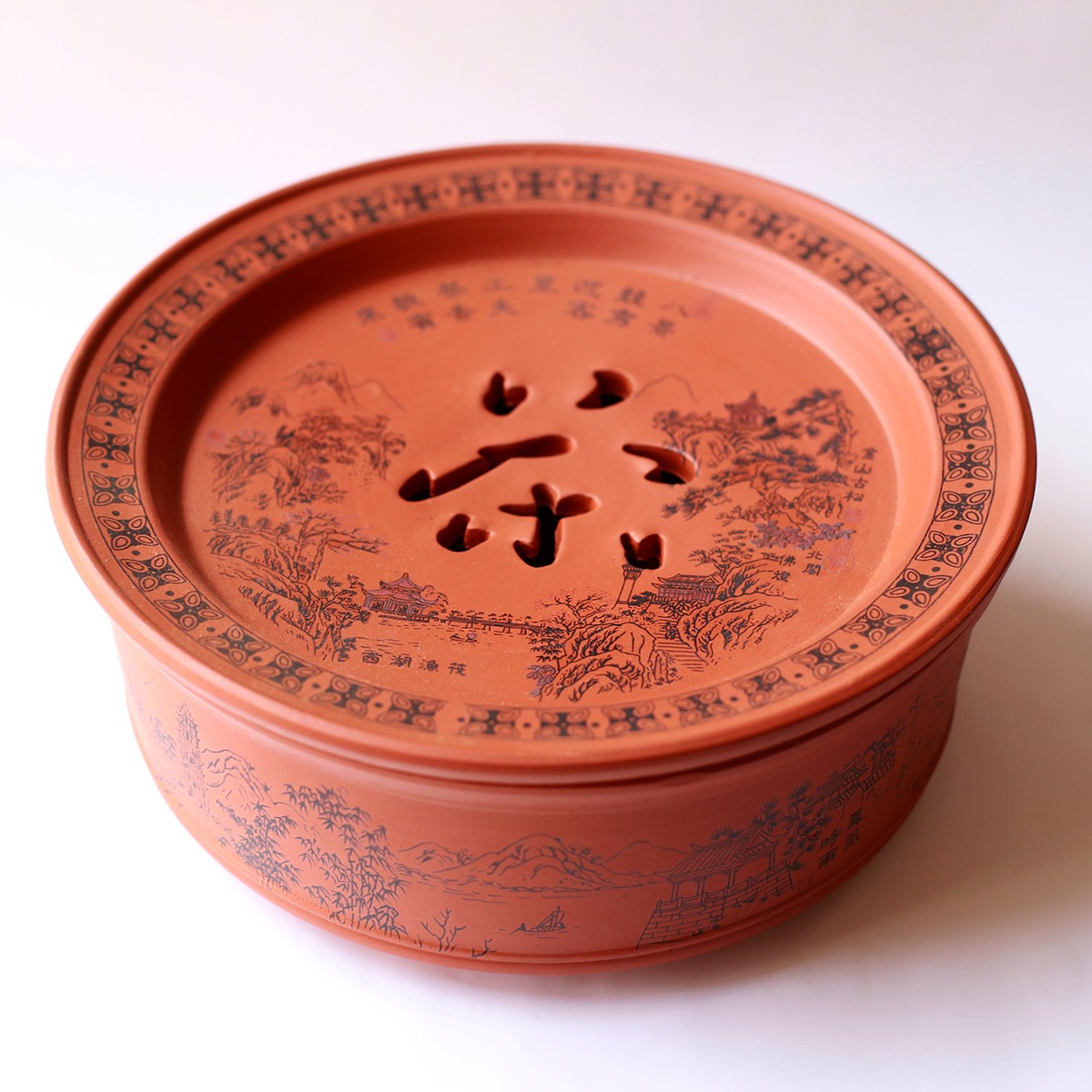 茶池（チャイケ）赤茶色（茶杯付） | chaocha