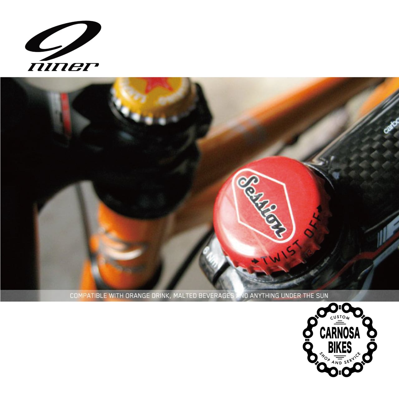 【NINER】YAWYD TOP CAP [ヤウィド トップキャップ] | 【CARNOSA BIKES】マウンテンバイク&BMX 自転車ショップ