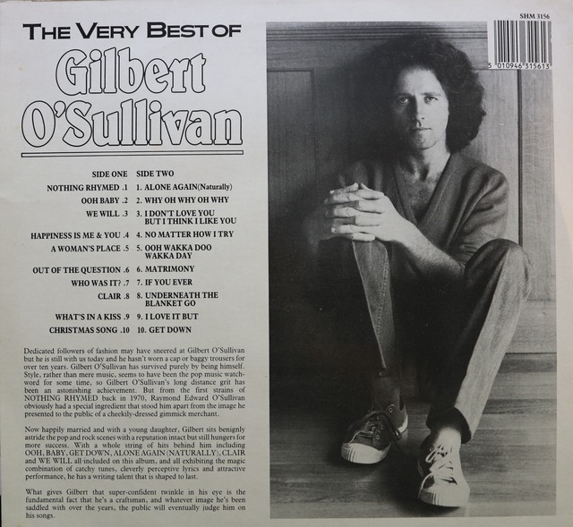 【LP】Gilbert O'Sullivan / The Very Best Of Gilbert O'Sullivan | COMPACT ...