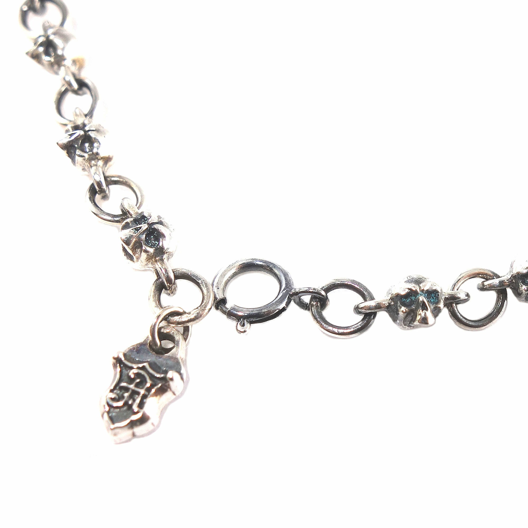 スカルブレスレット ACB0105 Skull bracelet シルバー スカルブレスレット ACB0105 Skull bracelet シルバー