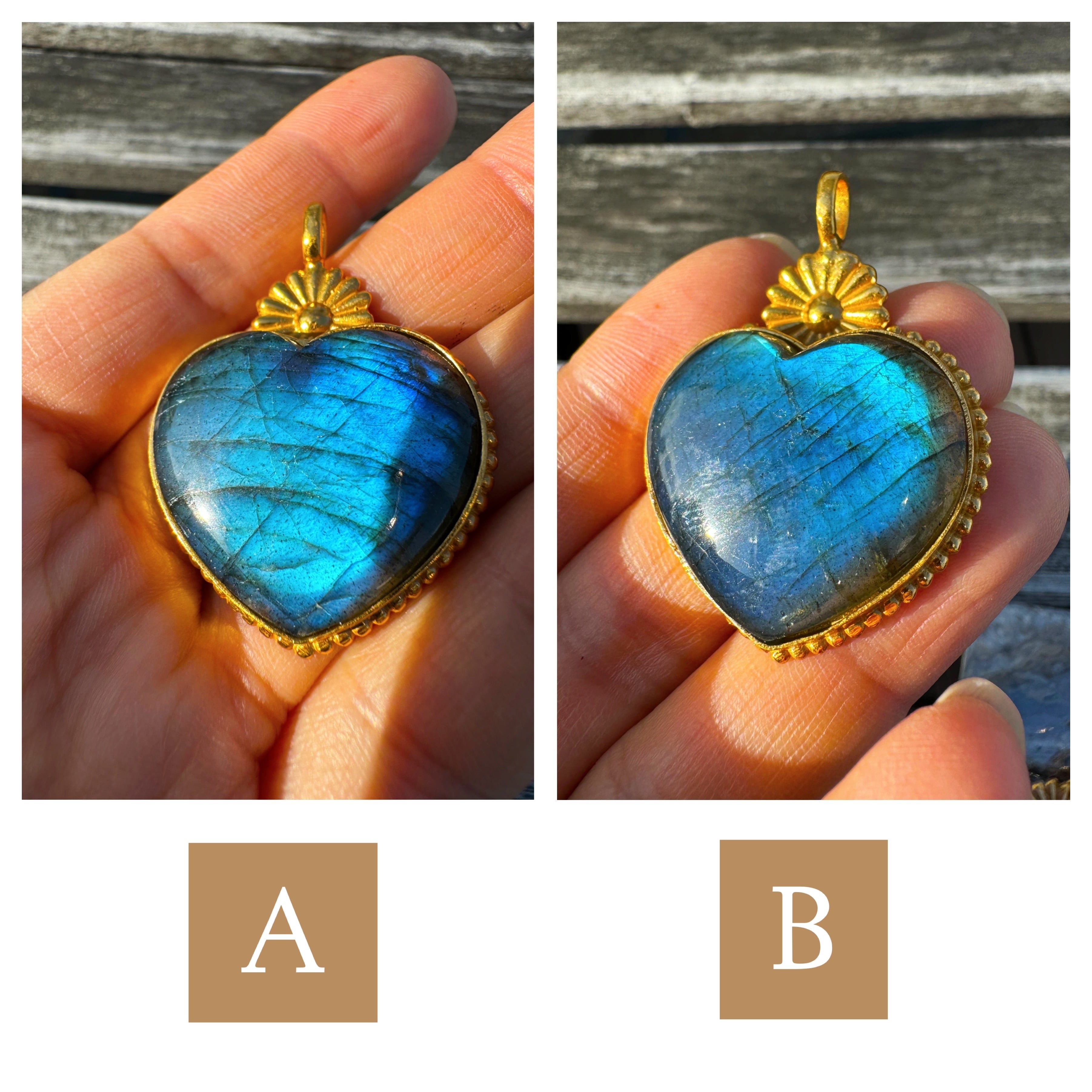 Flower×Labradorite Necklace(マダガスカル産セミオーダー Flower×Labradorite Necklace(マダガスカル産セミオーダー