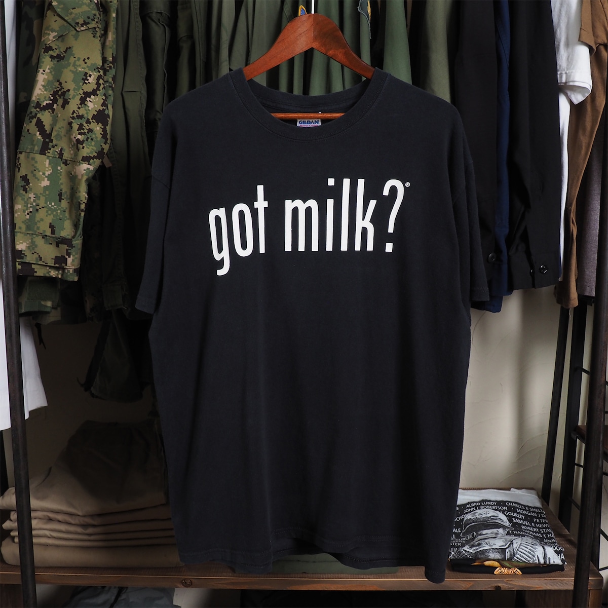 "got milk?" T-shirt | 古着屋シミー