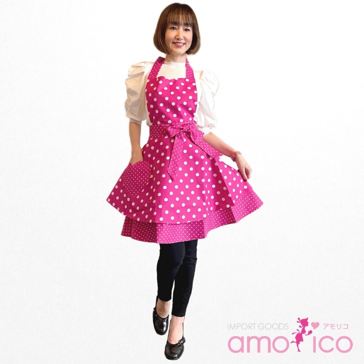 【完売】【I love Aprons】エプロン バーバラ | おしゃれなエプロン通販のamorico（アモリコ）☆インポートエプロン専門店