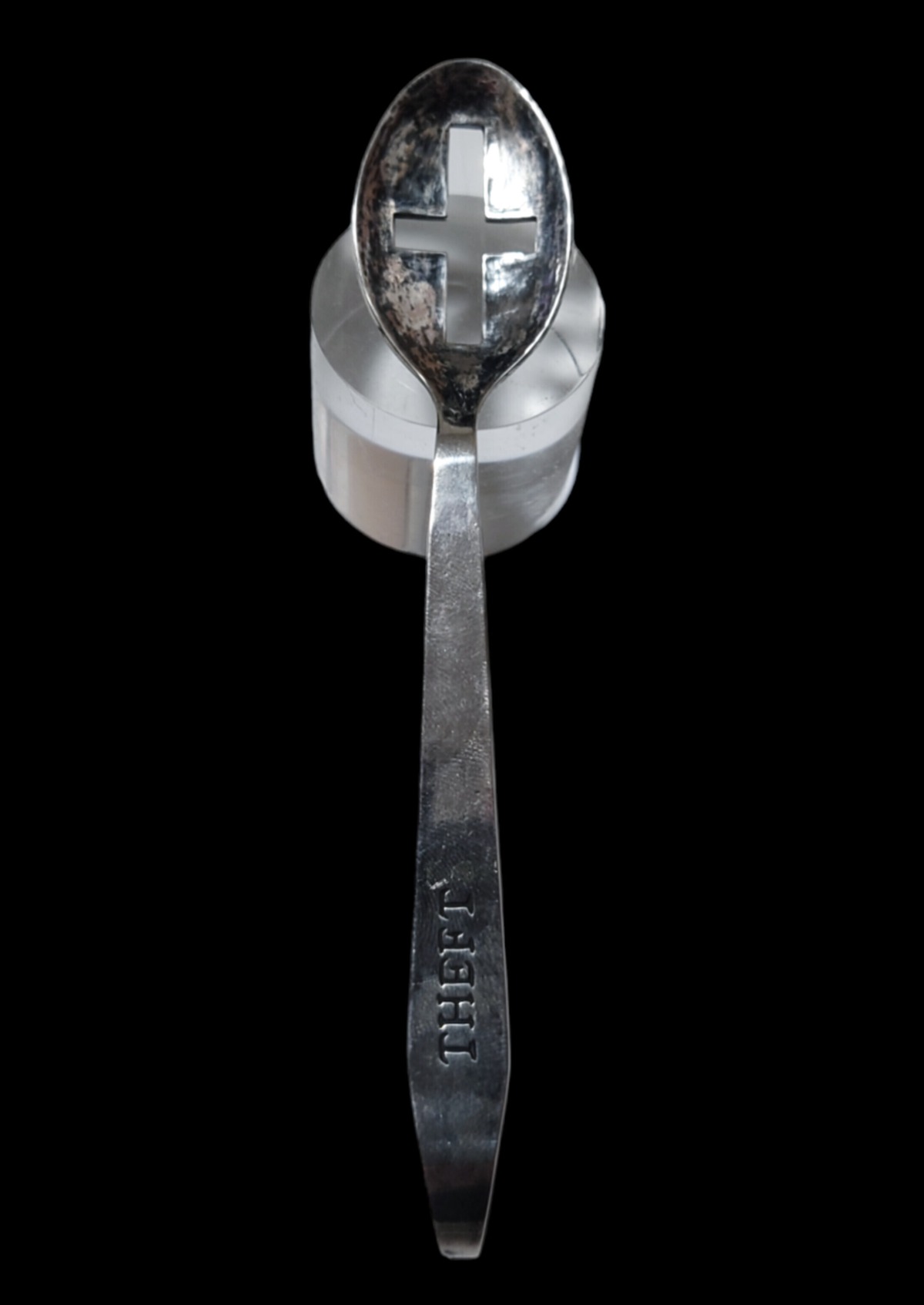 THEFT CROSS SILVER SPOON TOP | THEFT ONLINE STORE