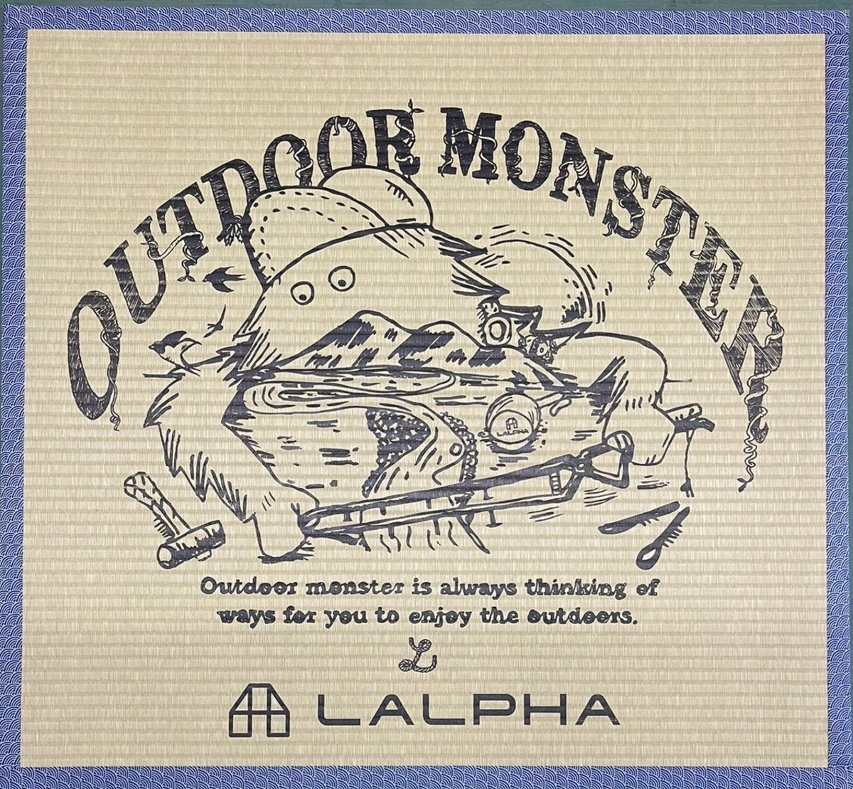【アウトドアモンスター】GOtheござ 半畳サイズ | アウトドア・キャンプ用品【LALPHA公式通販】