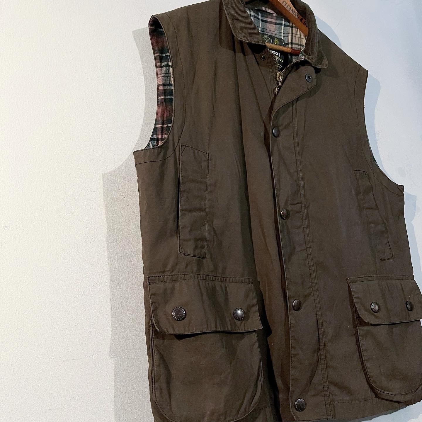 1990's Raybest oild cotton N/S jacket "SPORTIVE" | gilet antiques ...