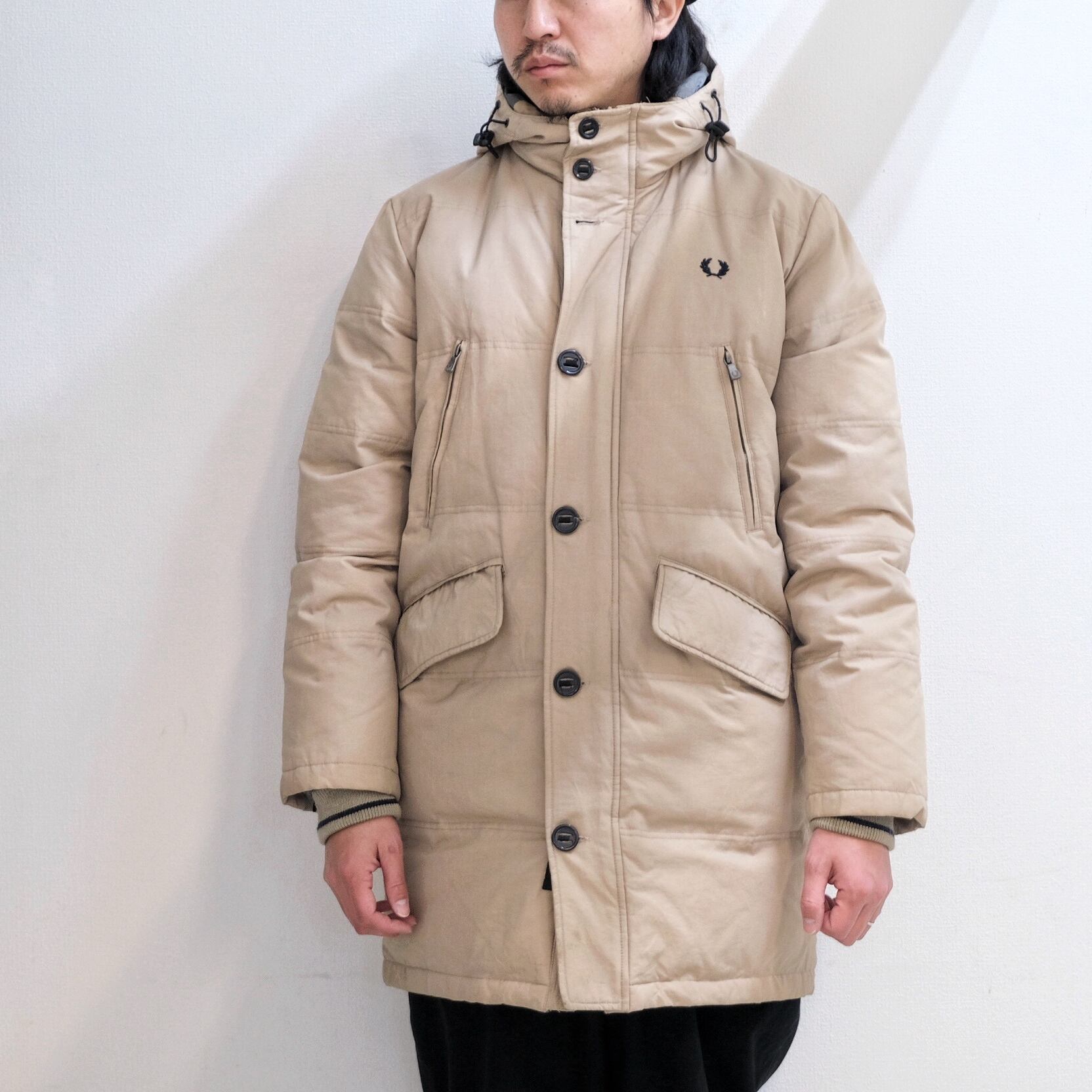 90's FRED PERRY LONDON Vintage Puffer Coat | Pay ID