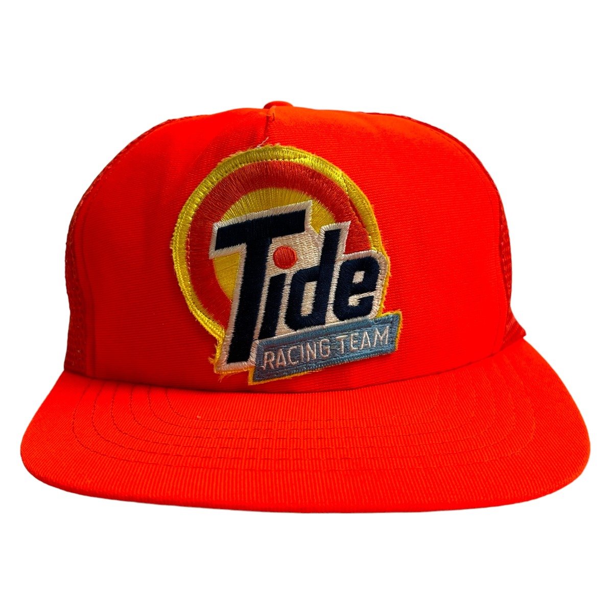 【キャップ / 帽子】USA製 Tide Racing （タイドレーシング）ビンテージ メッシュキャップ オレンジ ワッペン 刺繍 | OLD ...