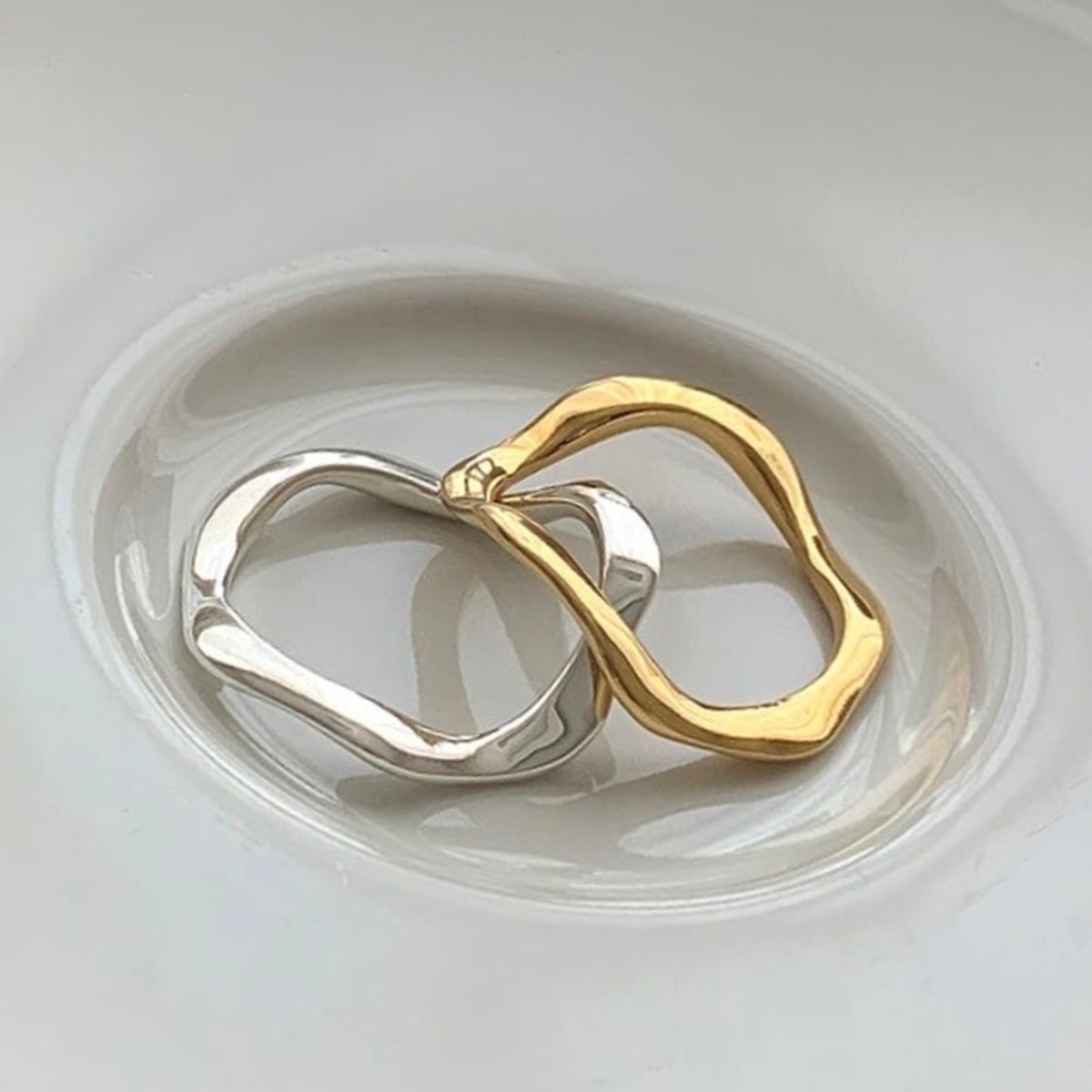 S925 frill wave ring (R45-2) | onesea