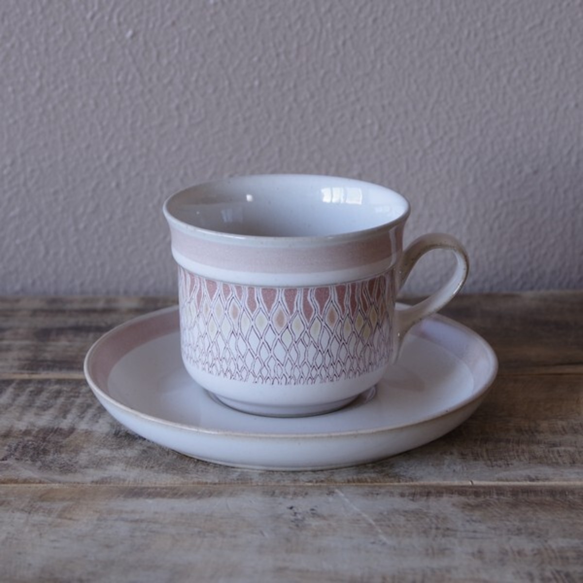 デンビー シャンティ DENBY Chantilly ピンク コーヒーカップ ソーサー 食器 陶器 #201201-1,2 イギリス製 ...