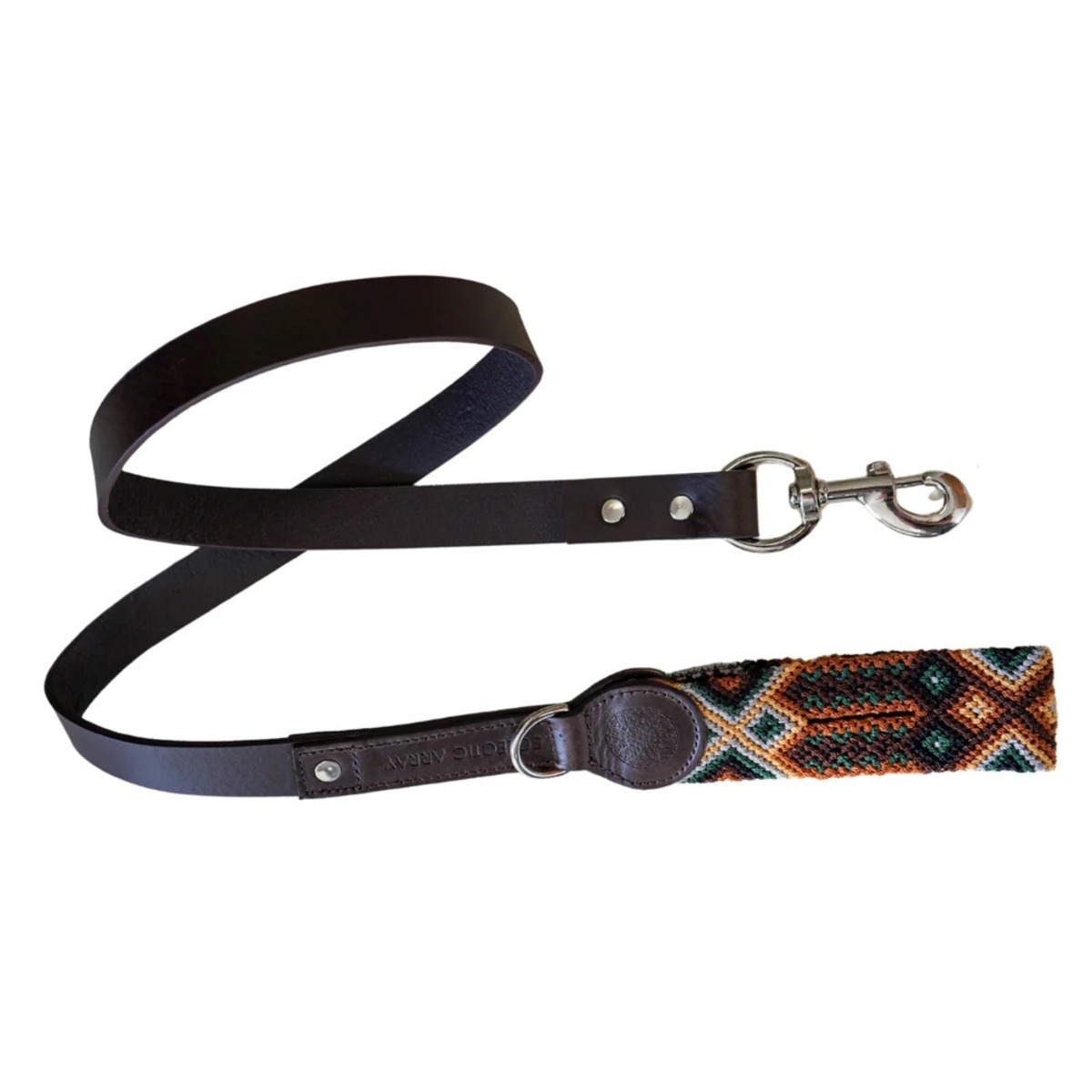 Moss - Leather Dog Leash (サイズ：L） | Katy-es/&Animal