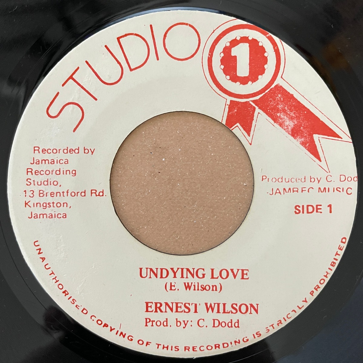 Ernest Wilson - Undying Love【7-21043】 | Jamaican Soul