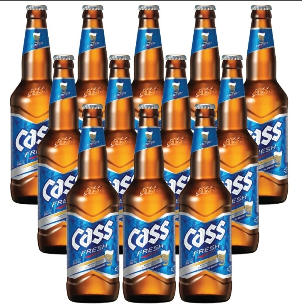 CASS カスビール(瓶) 500ml 12本 1BOX | SESE 064 [株式会社世世 公式 卸 e-Shop] セセオロシ