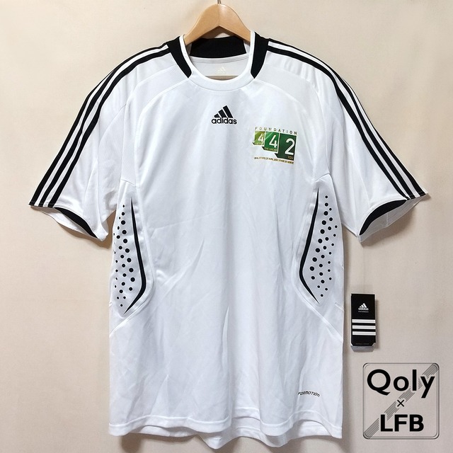 4-4-2ファウンデーション 2008 adidas 半袖ユニフォーム #10 ZIDANE ジネディーヌ・ジダン（インポートXL） | Qoly × LFB Vintage
