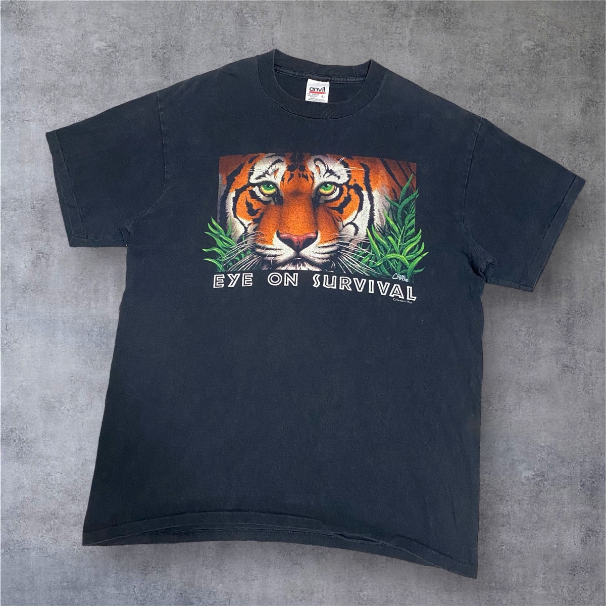 90s プロモ anvil animal tee L tiger USA製 | REO vintage