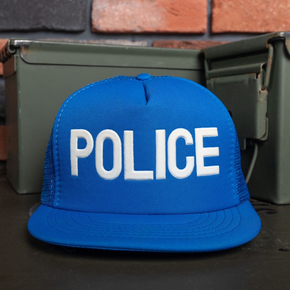 Vintage Trucker Cap "POLICE" ヴィンテージ トラッカーキャップ メッシュキャップ No.45 | FAR EAST ...
